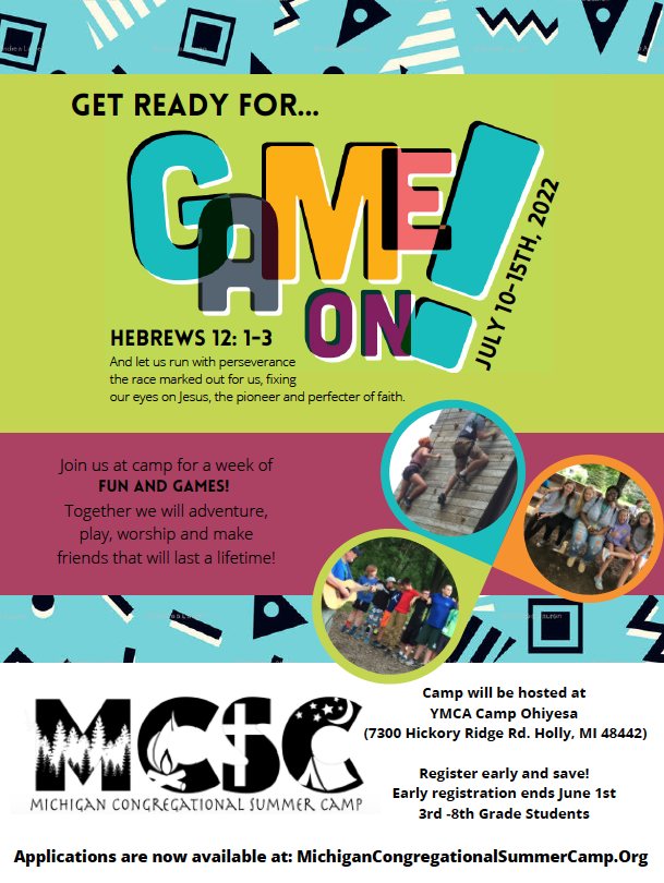 Summer Camp - Meadowbrook Congregational Church
